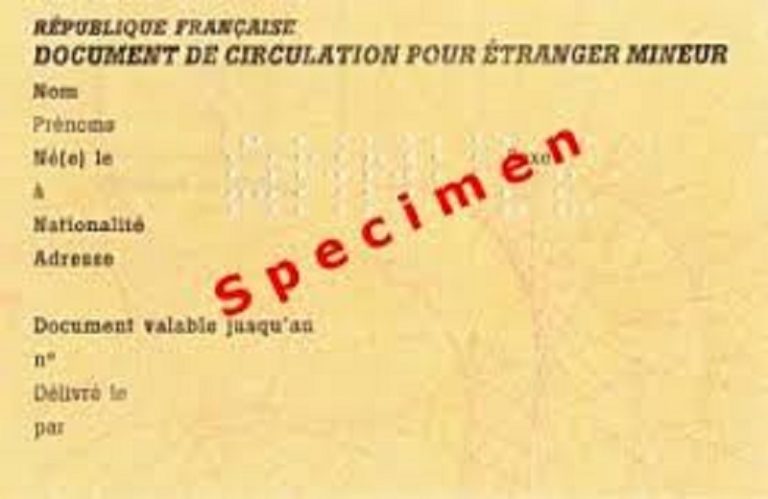 FRANCE: Étranger mineur (1) – Document de circulation (DCEM) et titre d ...